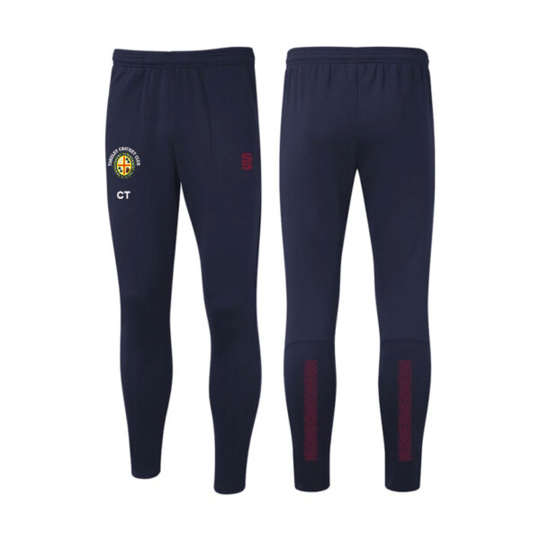 Takeley CC Dual Slim Tek Pants Navy Maroon | MR Cricket Hockey