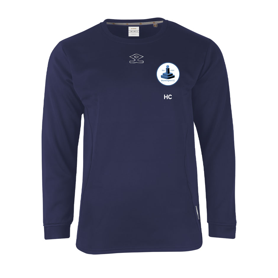 Dunnington CC Pro Performance Training Jumper Navy | MR Cricket Hockey