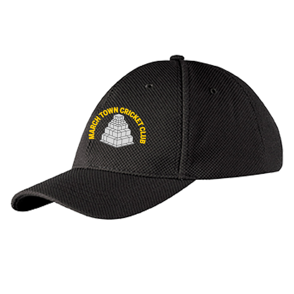 March Town CC Cricket Cap Black | MR Cricket Hockey