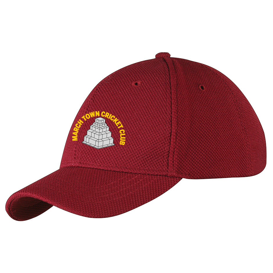 March Town CC Cricket Cap Maroon | MR Cricket Hockey