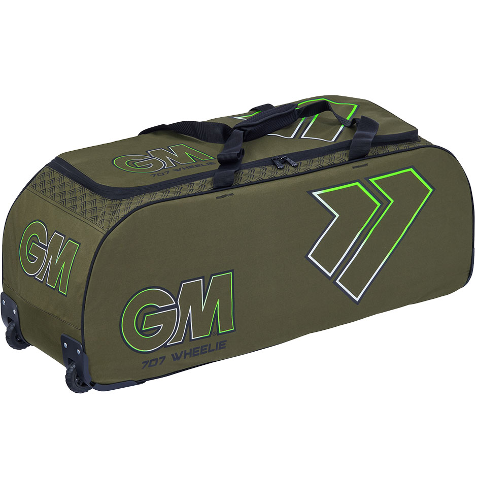 GM 707 Wheelie Cricket Bag Khaki | MR Cricket Hockey