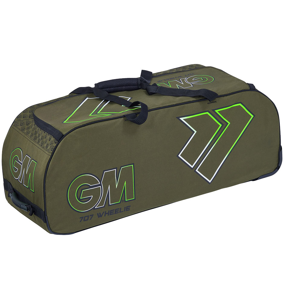 GM 707 Wheelie Cricket Bag Khaki | MR Cricket Hockey