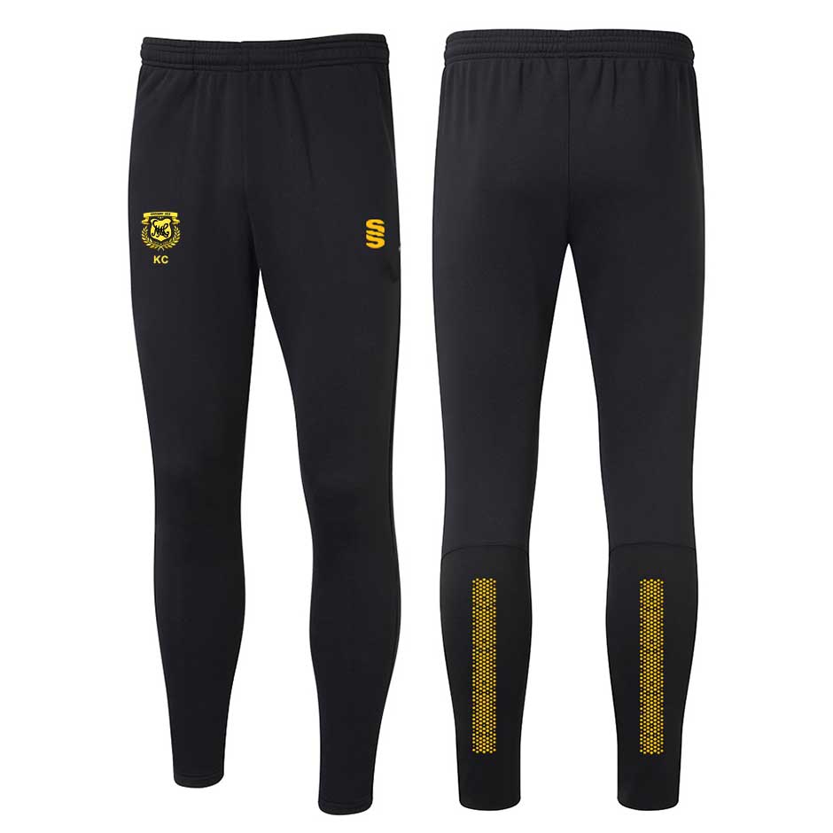 Mayfield CC Dual Slim Fit Training Trouser Black Amber - Centenary ...