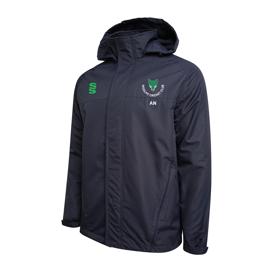 Woolpit Cricket Club Dual Fleece Lined Jacket Navy/Emerald | MR Cricket ...