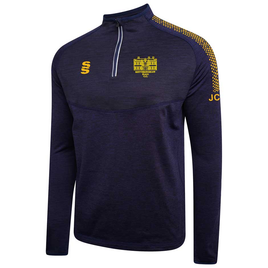 Ketteringham Hall Cricket Club Dual Midlayer Navy Amber | MR Cricket Hockey