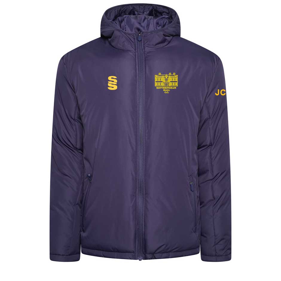 Ketteringham Hall Cricket Club Active Padded Jacket Navy Amber | MR ...