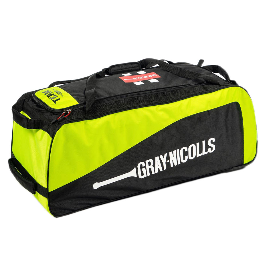 Gray Nicolls Team 550 Wheelie Cricket Bag Black Yellow | MR Cricket Hockey